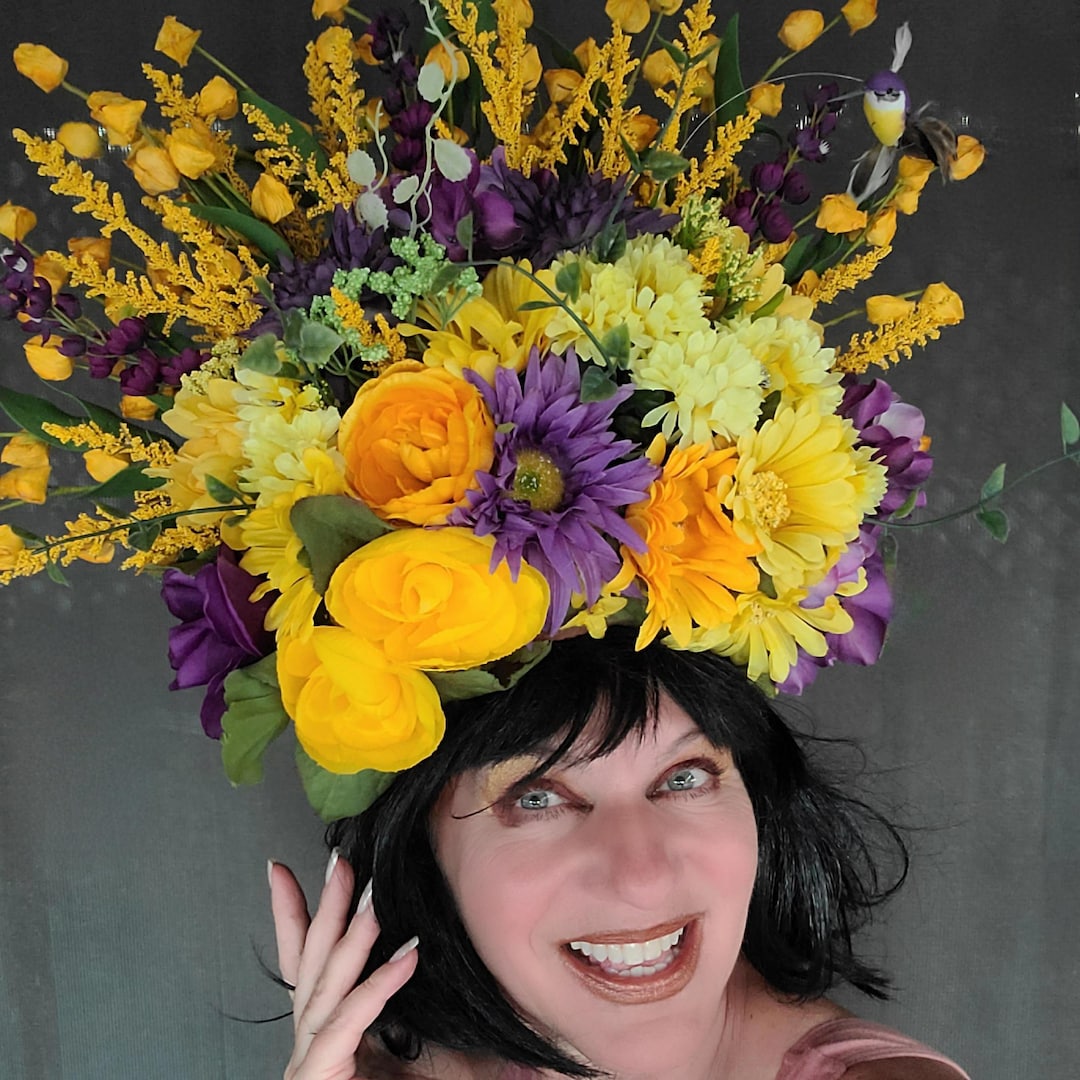 Catrina Headdress, Easter Headdress Large, Mothers Day Crown, Headdress ...