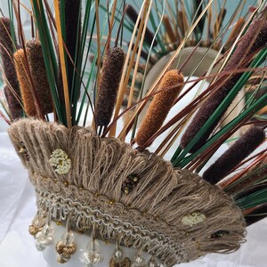 Harvest Headdress Autumn Crown Swamp Queen Scarecrow - Etsy