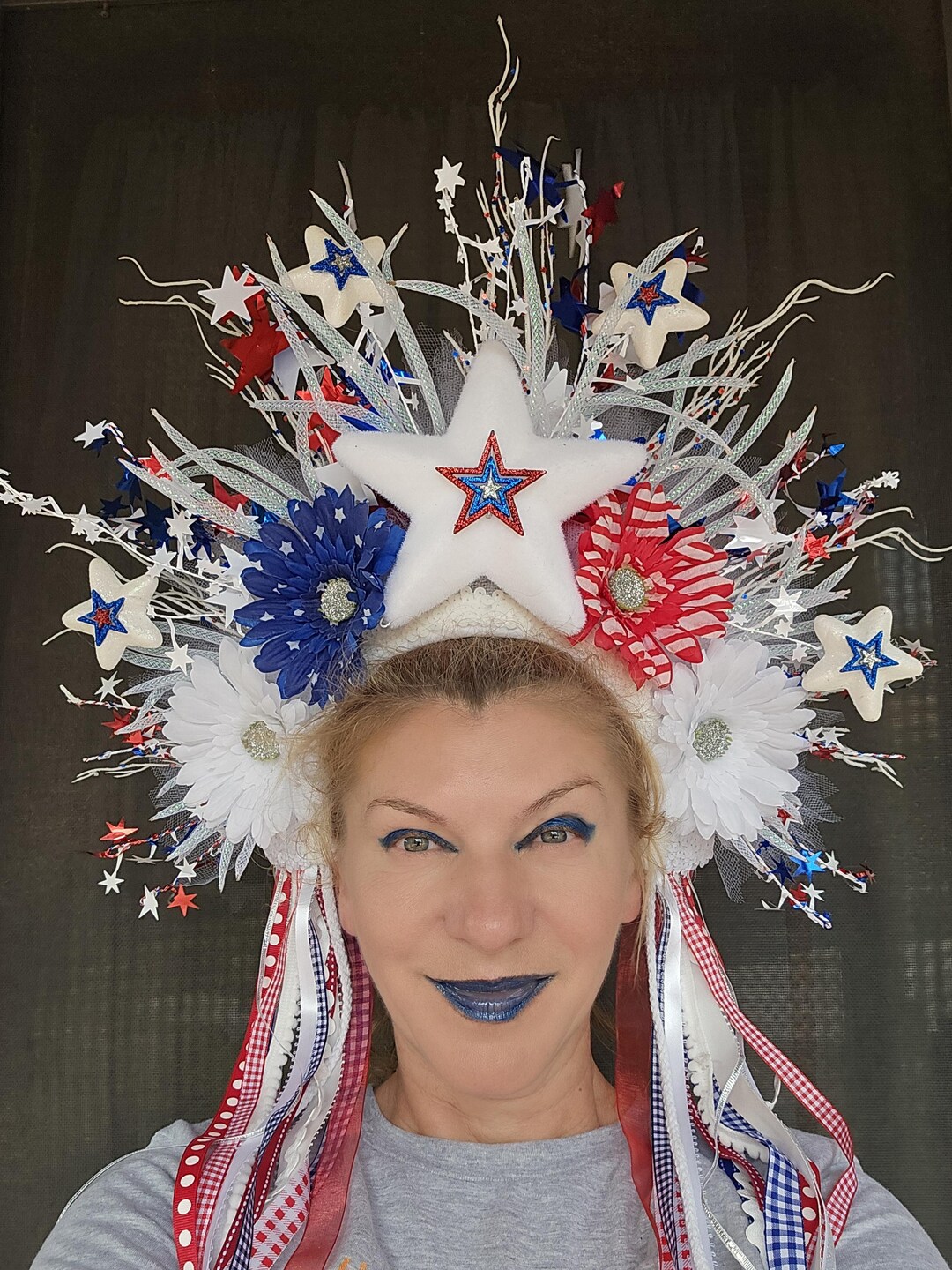 USA Crown, 4th of July Headdress, Independence Day Crown, Celebration ...
