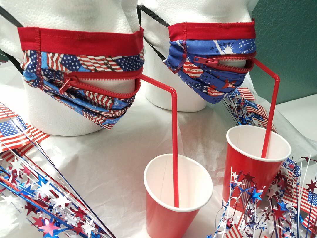 Zipper Face Mask, Zipits Holiday Edition, Cotton, Washable Reusable ...