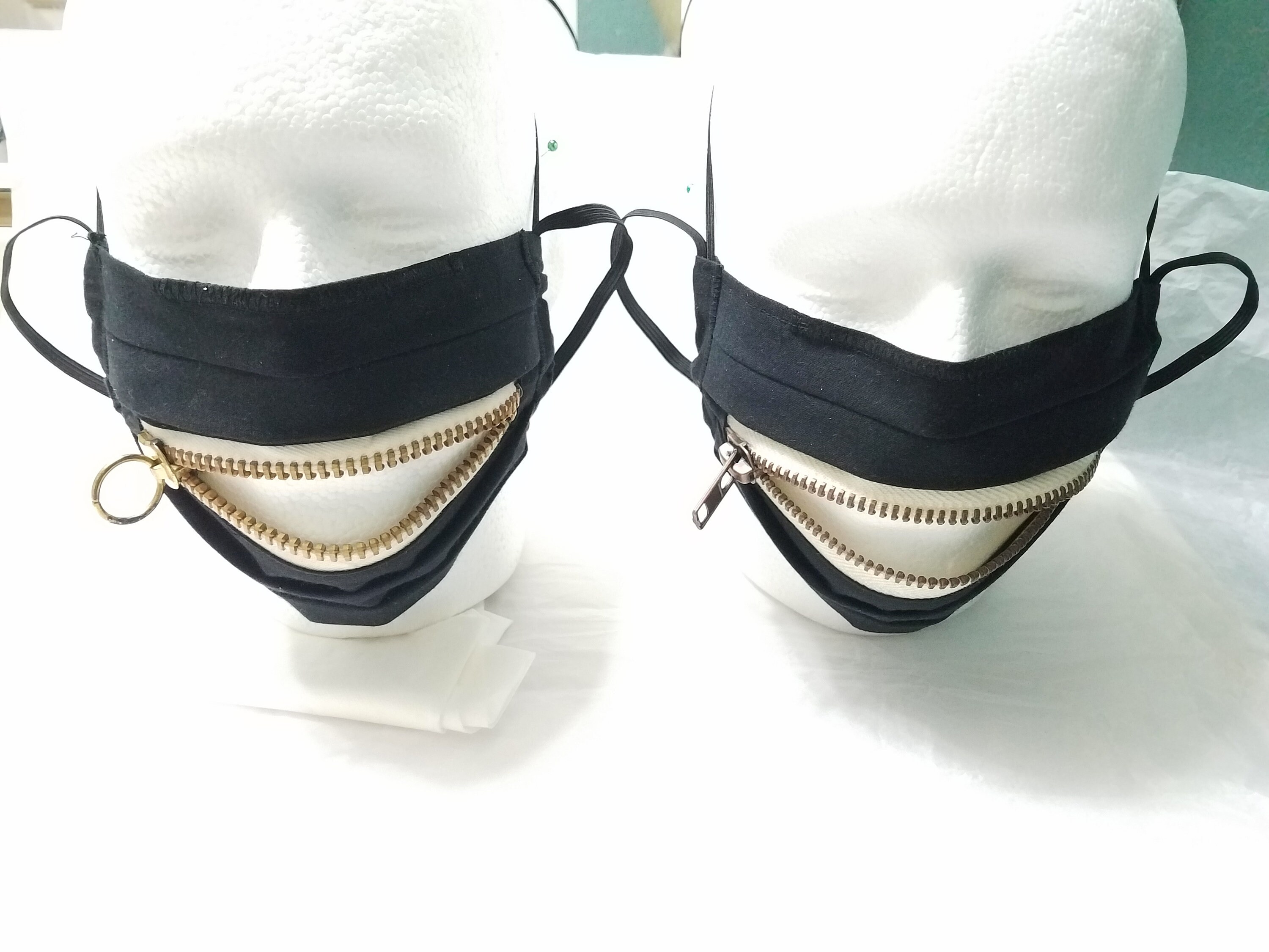 Big Smile Zipper Mask : Mask With Zipper, Big Zipits, Cyber Goth, Fun ...