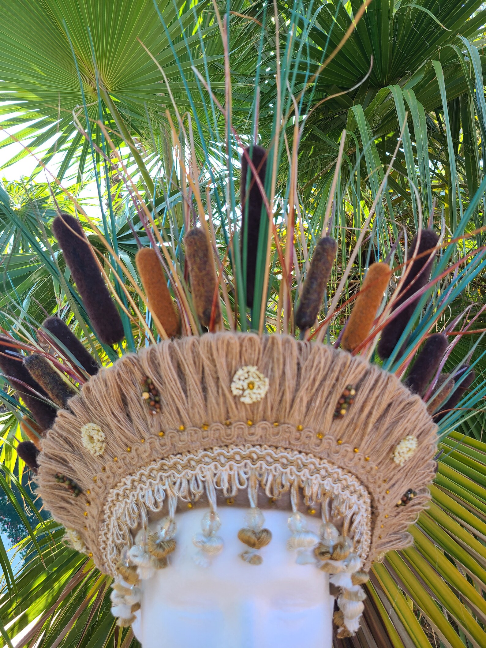 Harvest Headdress Autumn Crown Swamp Queen Scarecrow - Etsy