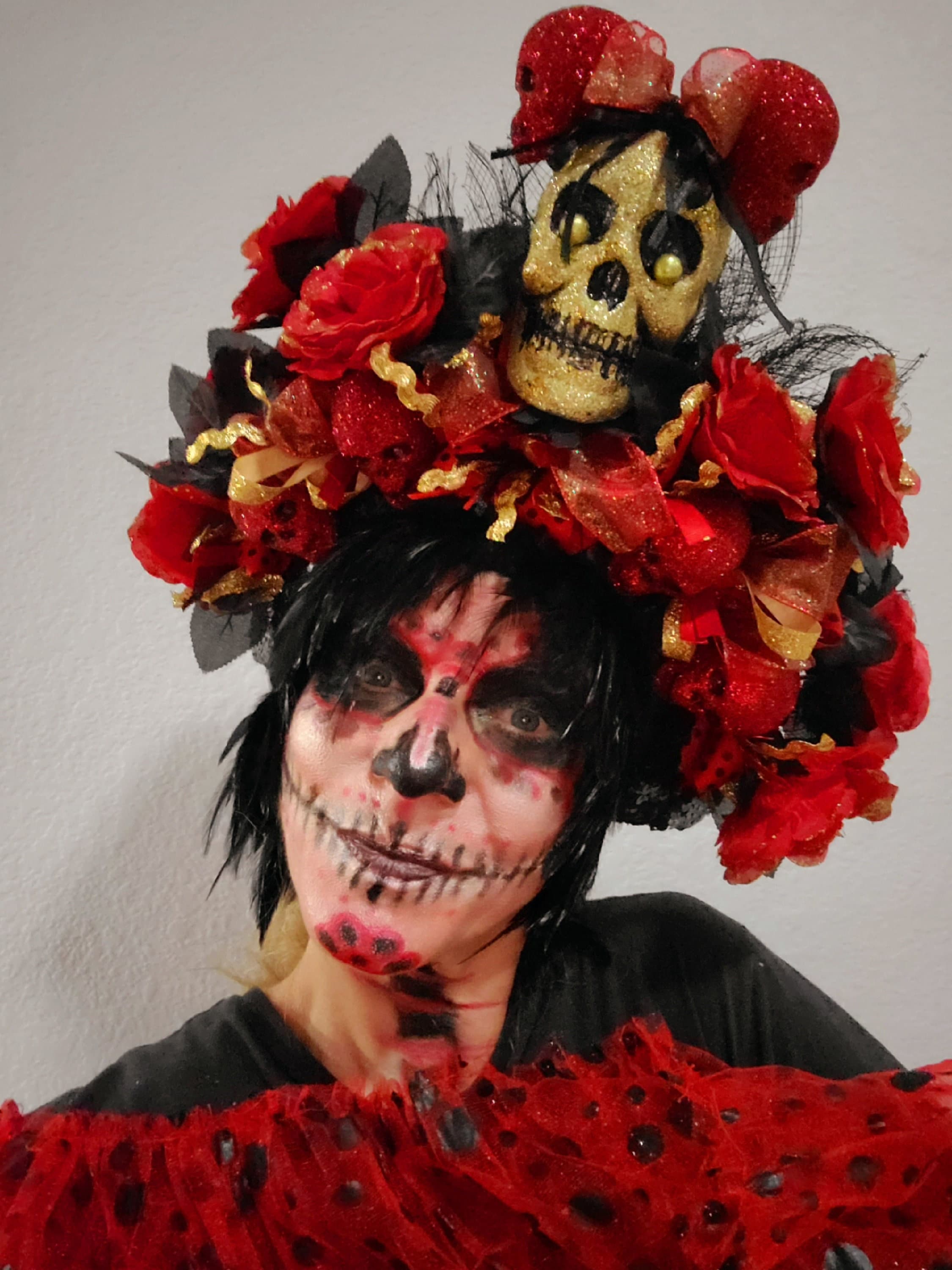 Halloween Skull Headdress, Minnie Mouse Halloween Crown, Day of the ...