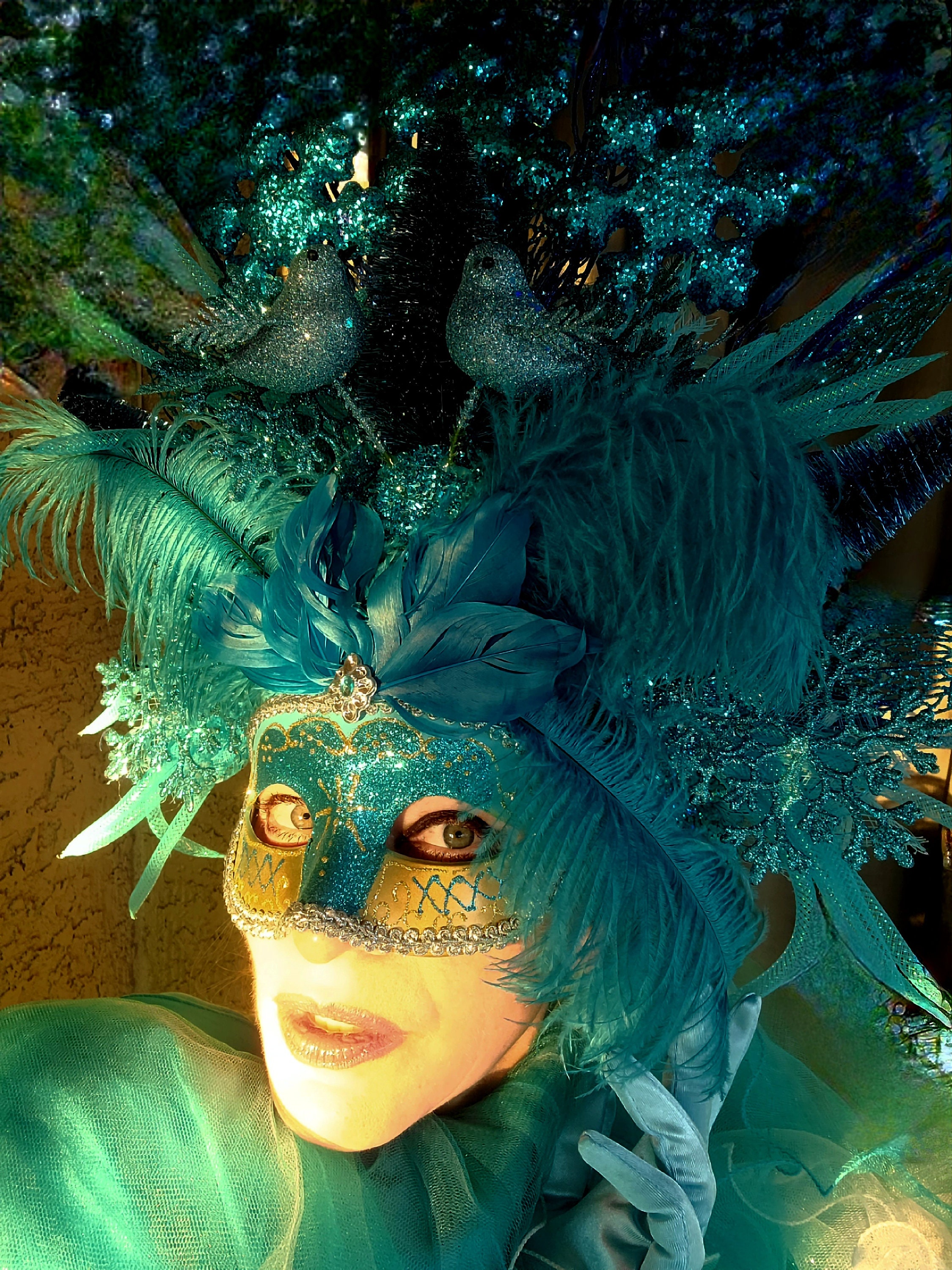 Snowflake Headdress, Ugly Sweater Crown, Christmas Headdress, New Year ...