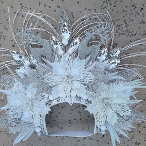 Snowflake Headdress, Winter Queen Crown, New Year Headdress, Корона ...