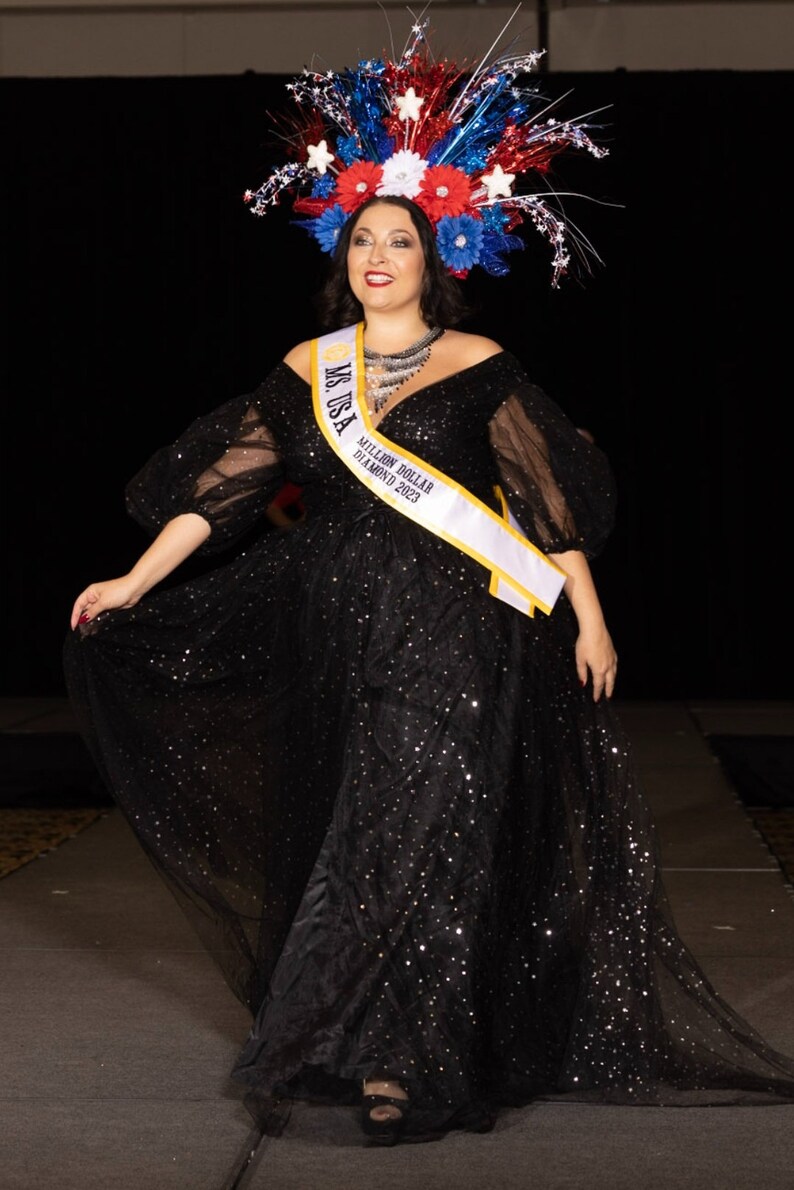 USA Headdress 4th of July Crown Patriotic Crown Memorial - Etsy