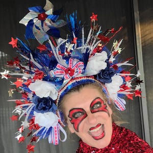 USA Crown, 4th of July Headdress, Independence Day Crown, Victory Crown ...