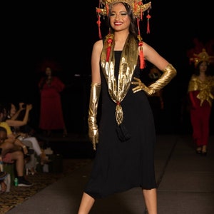 Asian Fantasy Crown, Asian Queen Crown, Asian Headdress, Multicultural ...