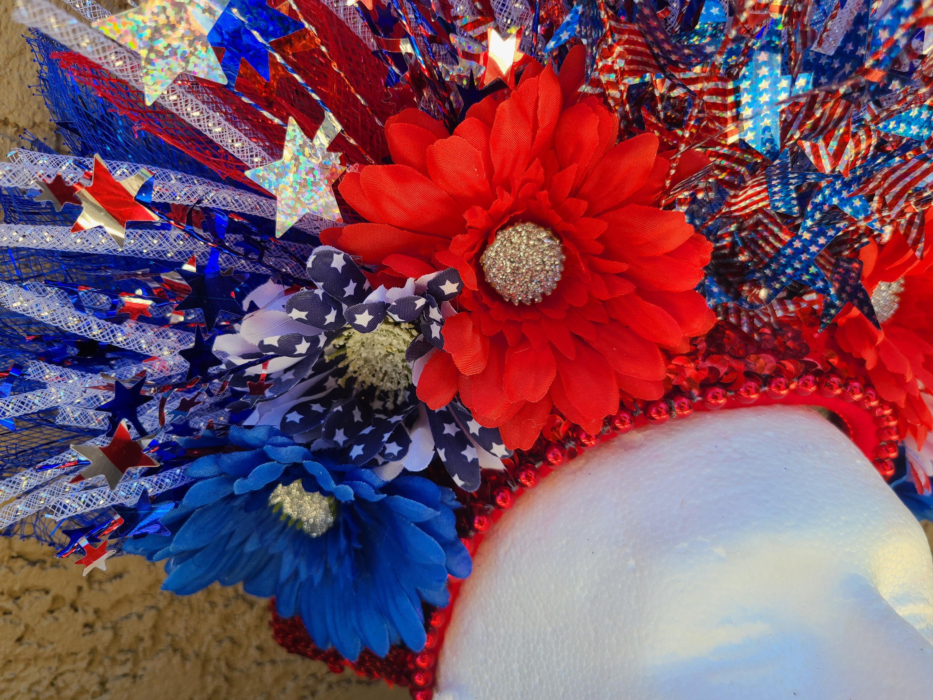 USA Crown, 4th of July Headdress, Independence Day Crown, Celebration ...