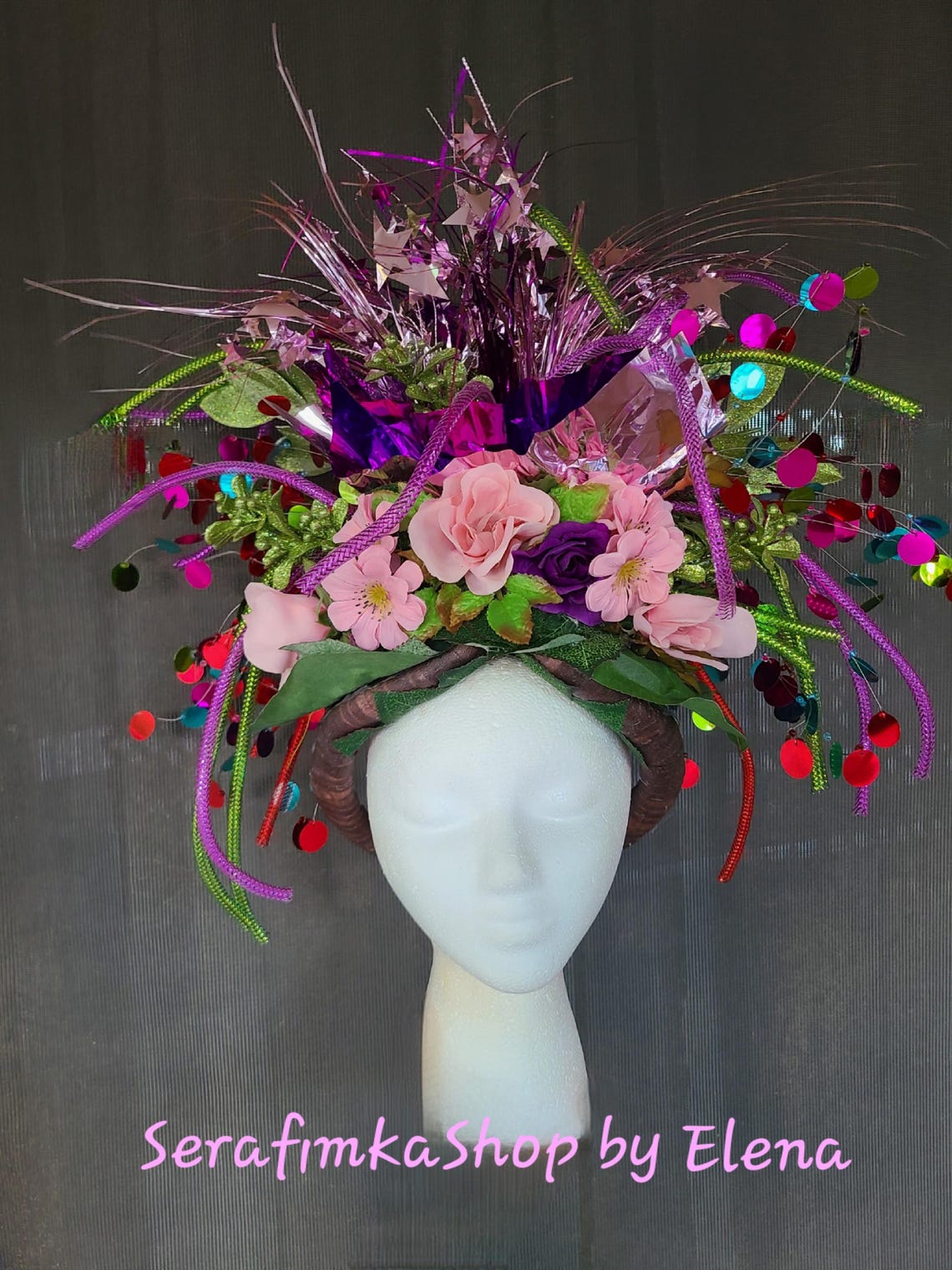 Fun Party Headdress, Halloween Hat, Easter Headdress, It's Time to ...
