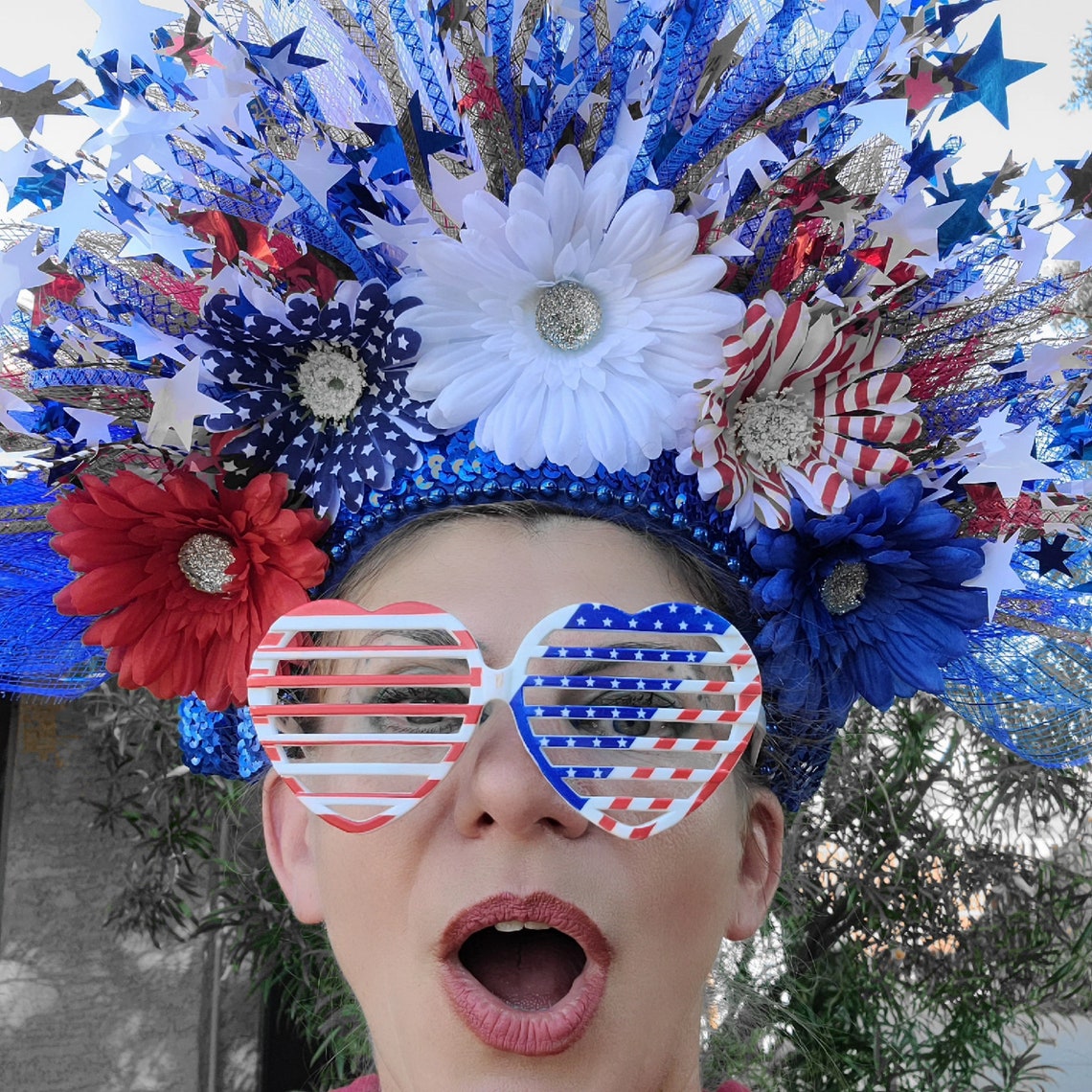 USA Crown, 4th of July Headdress, Independence Day Crown, Celebration ...