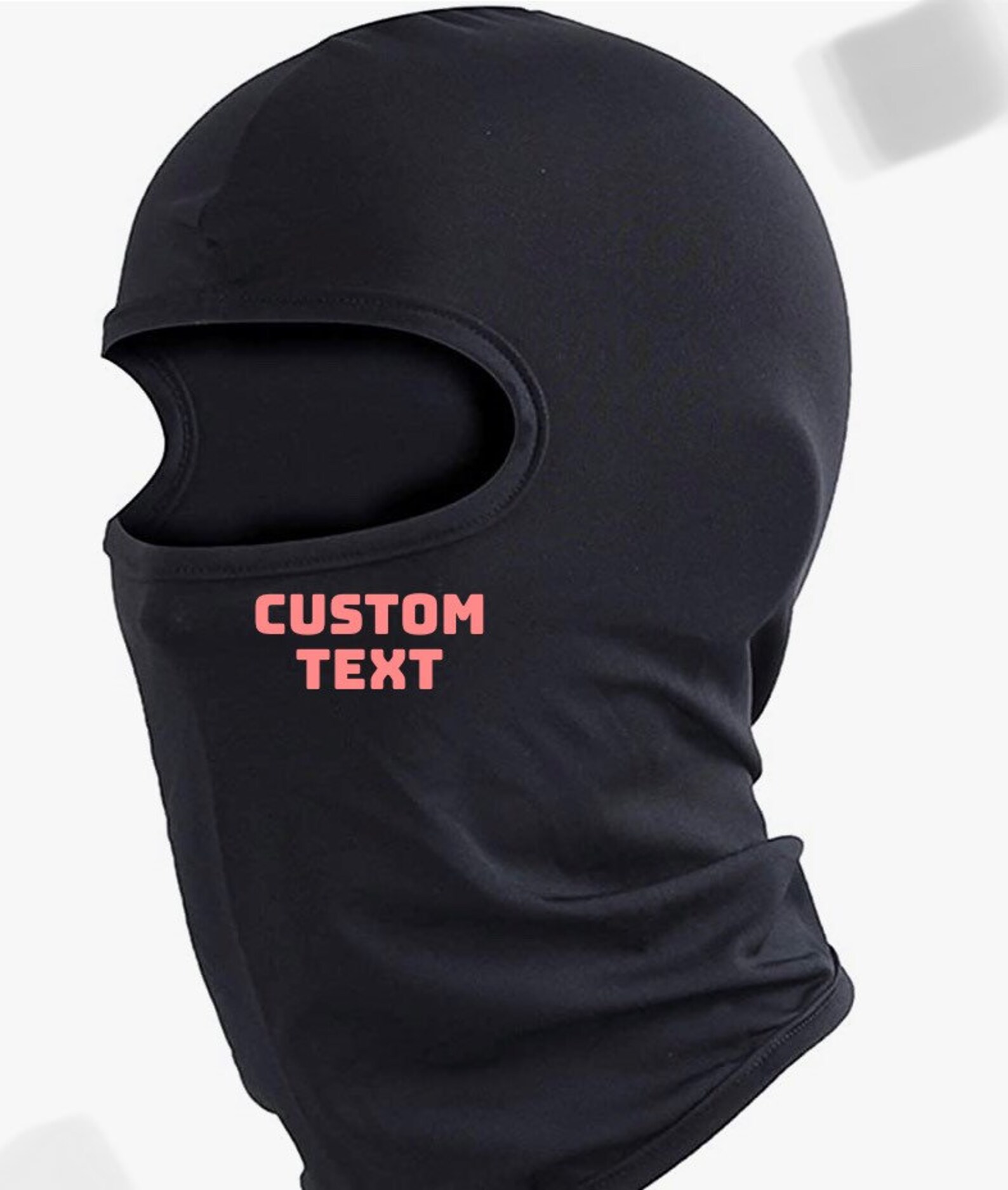 Custom Text Designed Ski Mask Balaclava One Size Fits All - Etsy