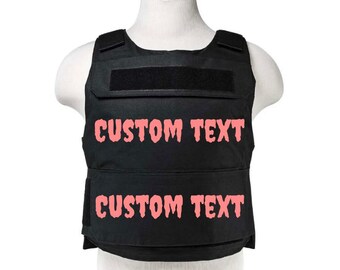 CUSTOMIZED Fashion Tactical Black Vestfashion Bulletproof - Etsy