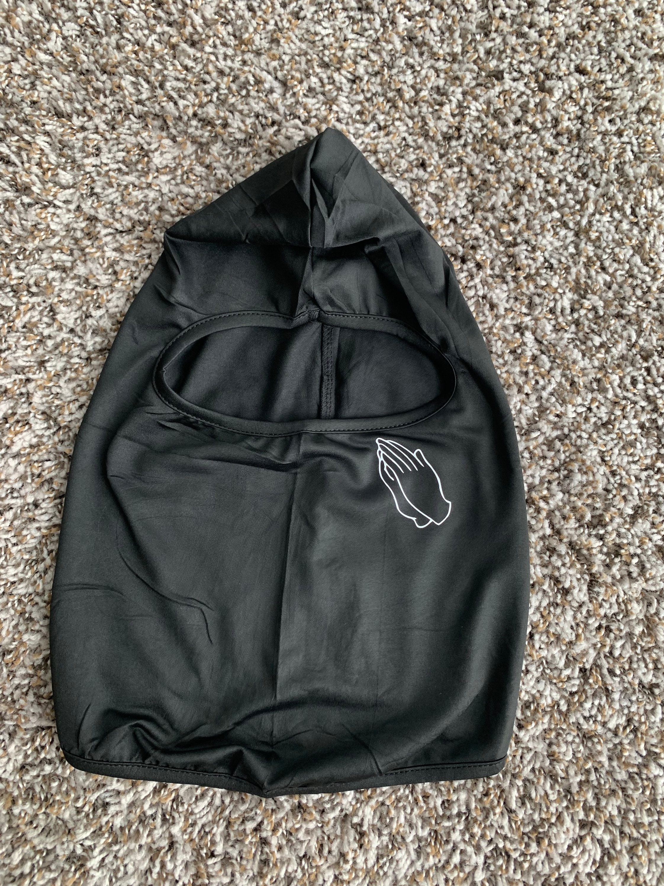 Custom Praying Hands Black Full Face Ski Mask - Etsy