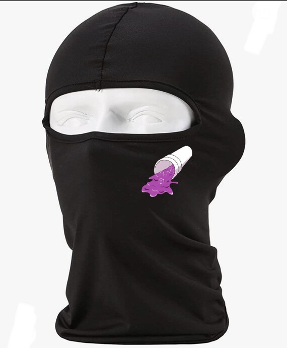 Custom Purple Double Cup Drank Ski Mask Black Balaclava One - Etsy