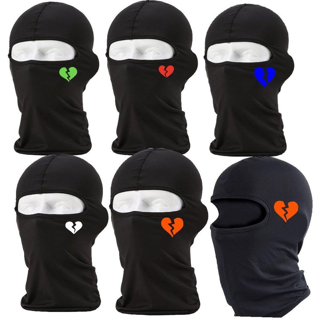 Ski Mask Broken Heart, Shiesty Mask, Custom Ski Mask, Gift for Him ...