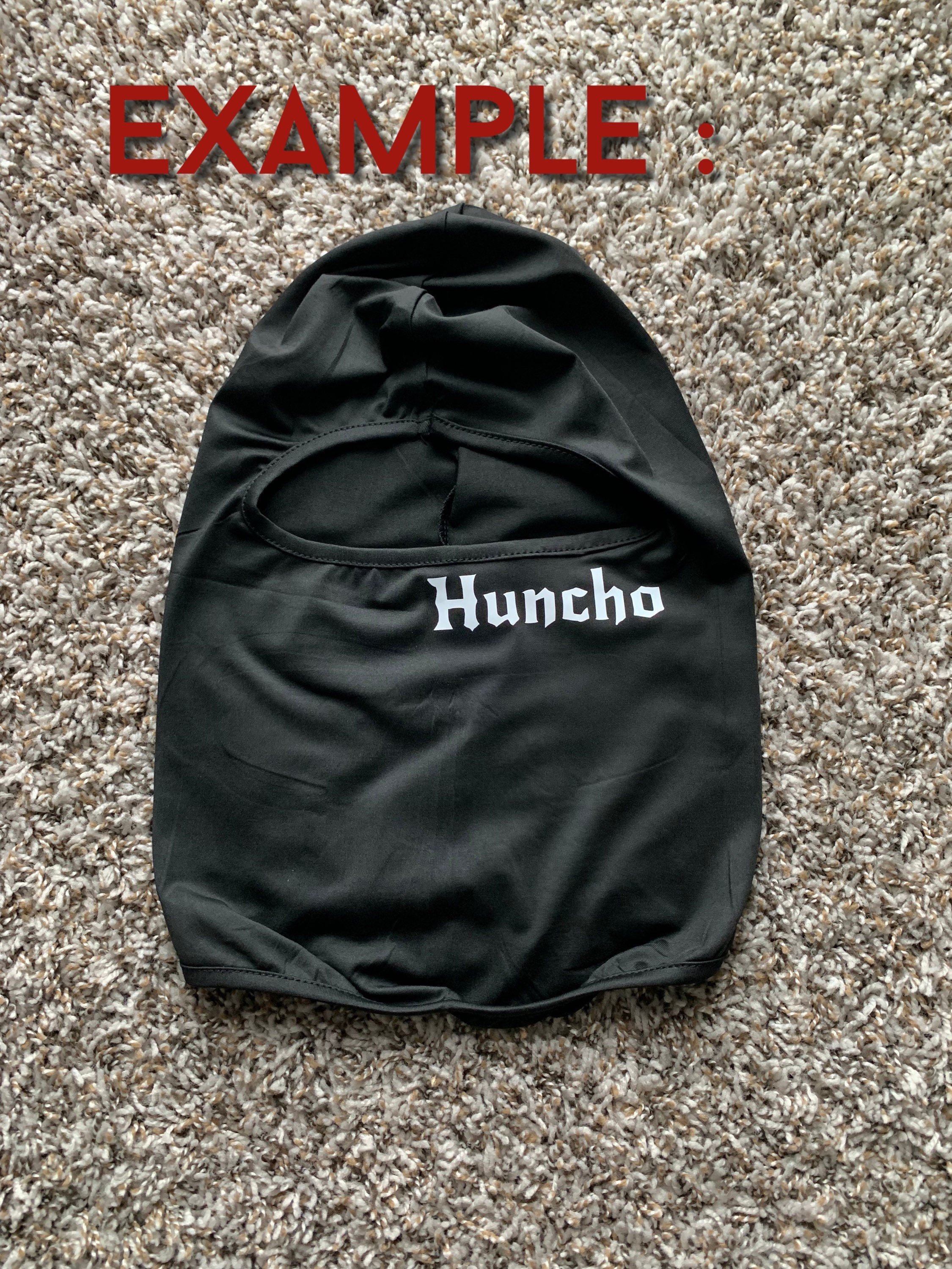 Personalized Custom Ski Mask Black Balaclava Personalized Ski Mask ...