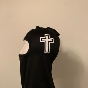 Jesus Cross Custom Ski Mask Black Balaclava Personalized Ski - Etsy