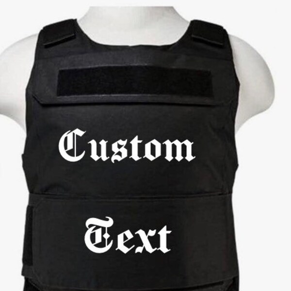 Custom Bullet Proof Vest - Etsy