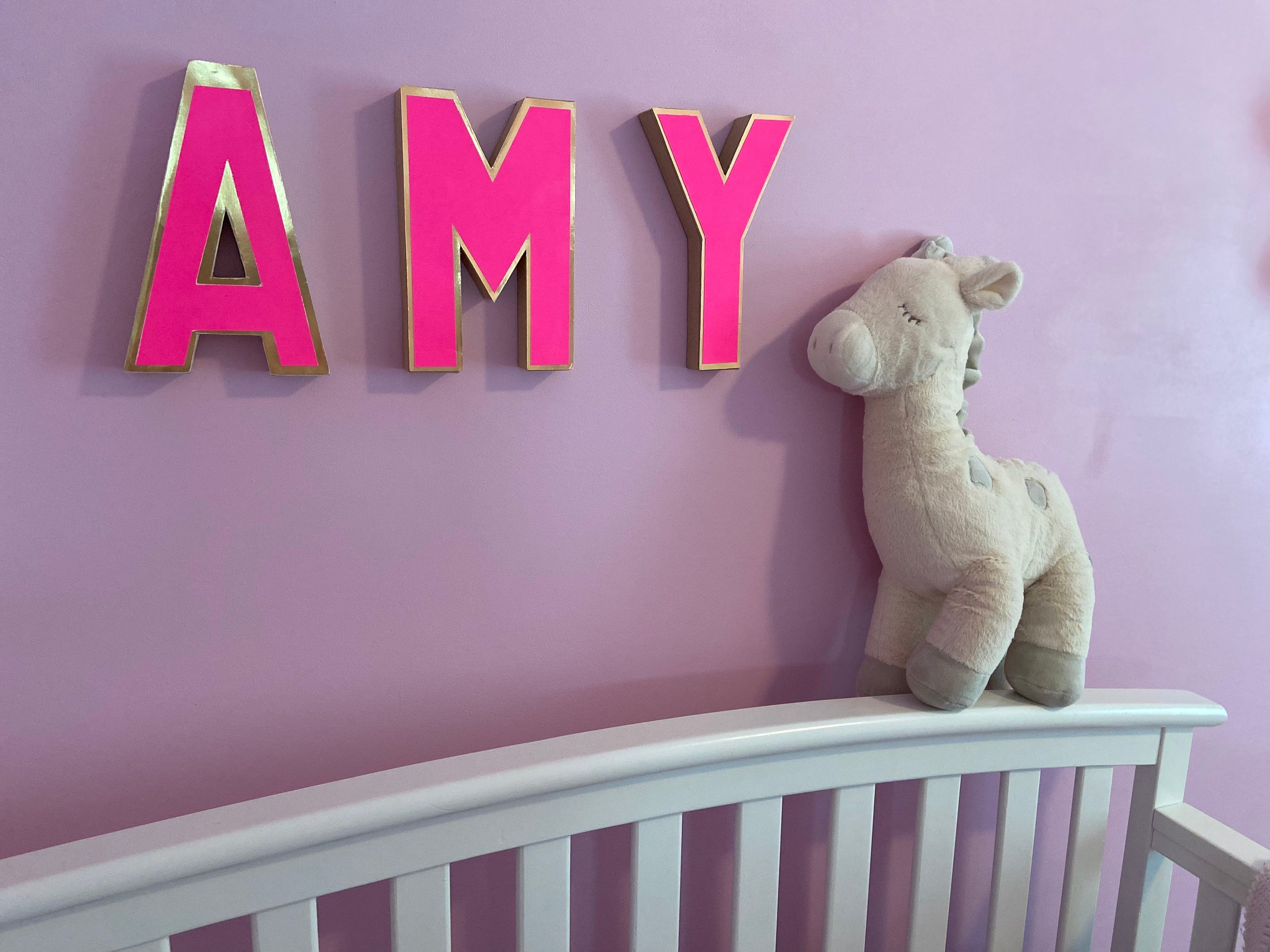Freestanding Letters, Paper Mache Painted Letters, Standing Letters ...