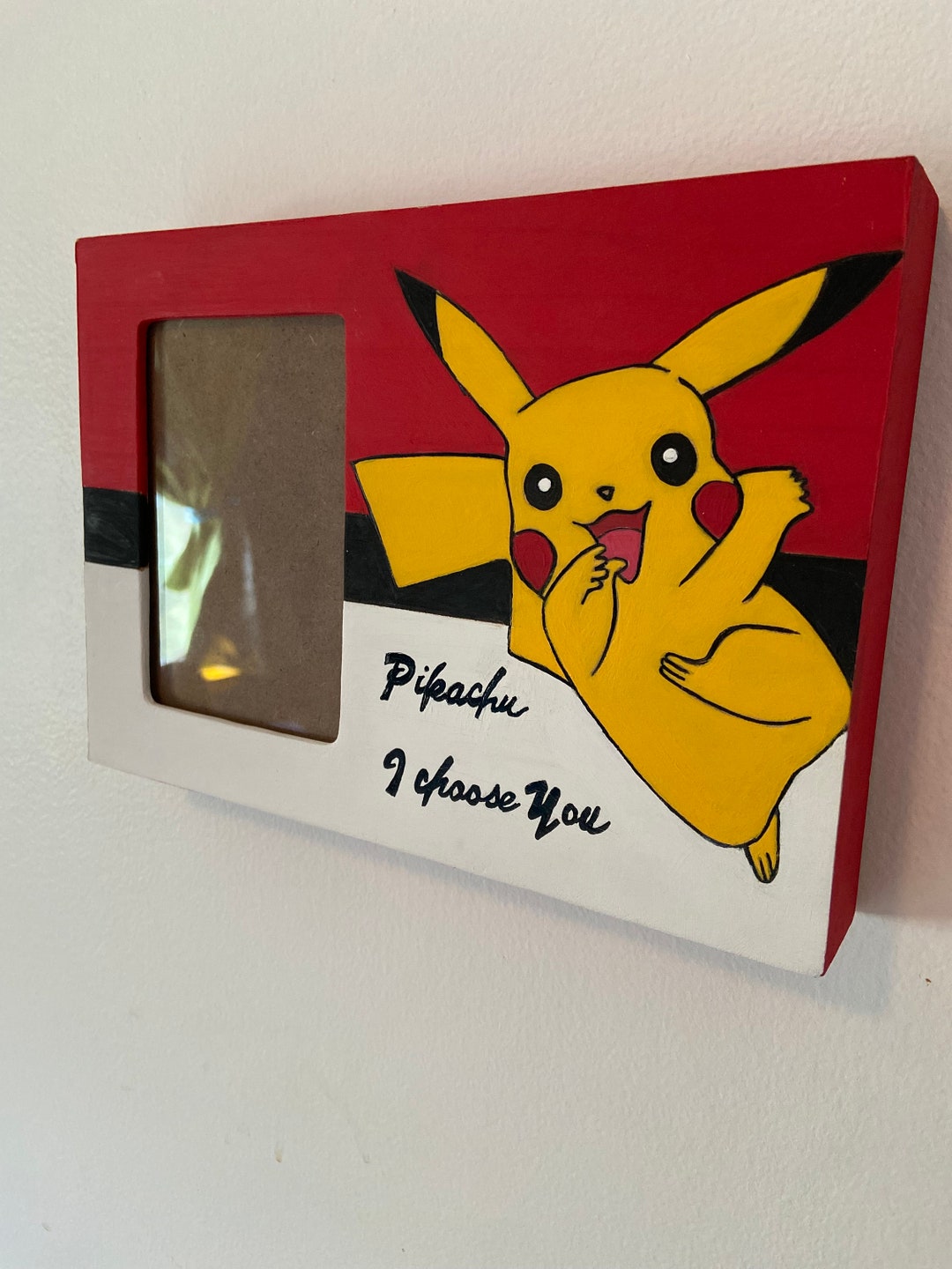 Pikachu Picture Frame Pokémon Photo Frame Gift Wall Art - Etsy