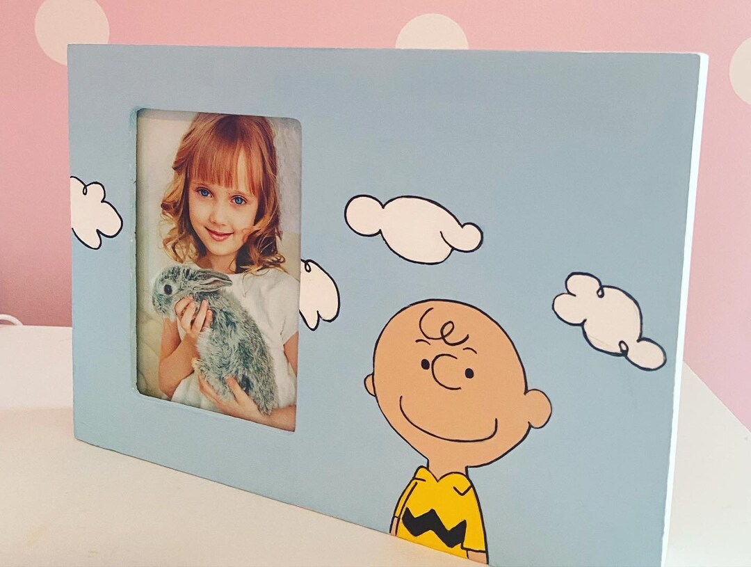 Peanuts Picture Frame, Custom Peanuts Photo Frame, Peanuts Gift Idea ...