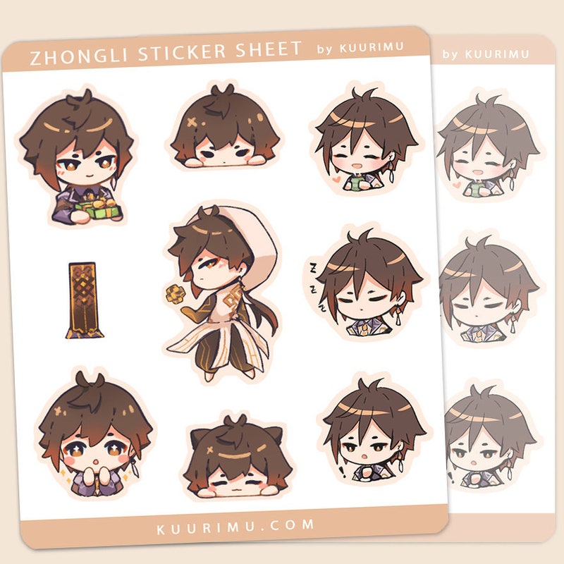Zhongli Sticker - Etsy