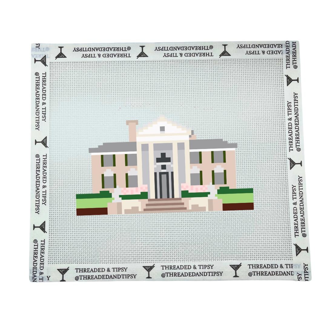 Pre-order: Elvis Presley's Graceland Mansion Hand-painted Needlepoint ...