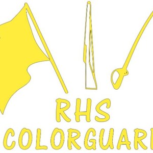 High School Color Guard Vinyl Sticker Color Guard Rifle | Etsy