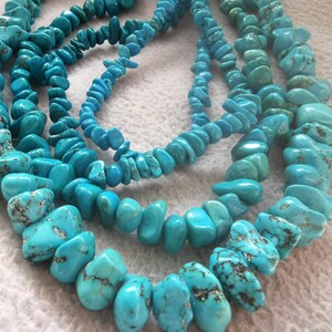 6mm to 25mm Turquoise Beads,freeform Smooth Rough Rondelle Nugget Chip ...