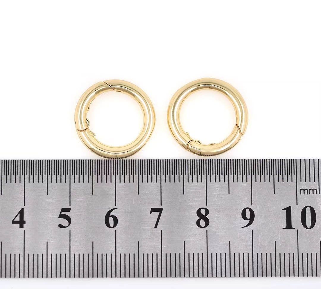TOP 10pcs Spring Gate Ring Push Gate ring 15mm 18mm 25mm | Etsy