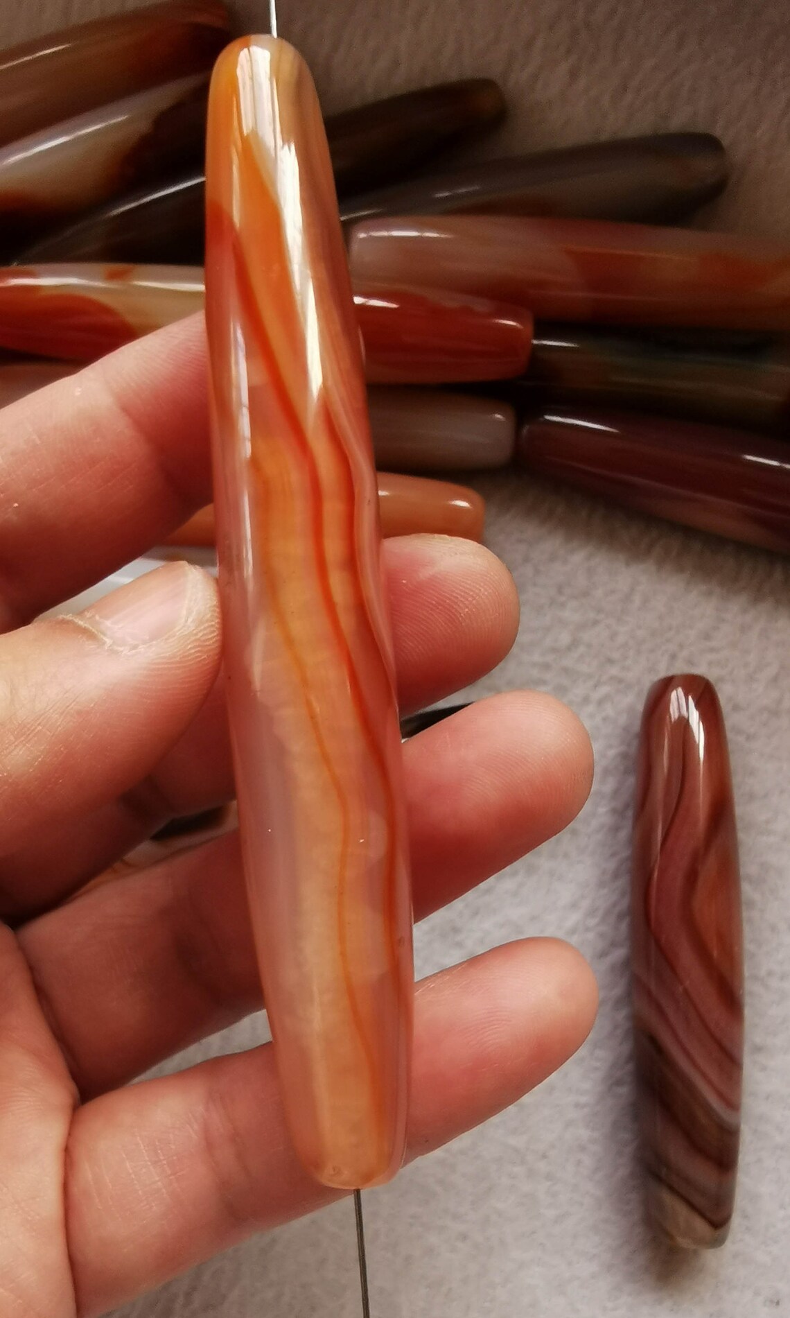 Tibetant Agate,evil Eye Massage Stick 50-100mm(3-4inch) Agate ...