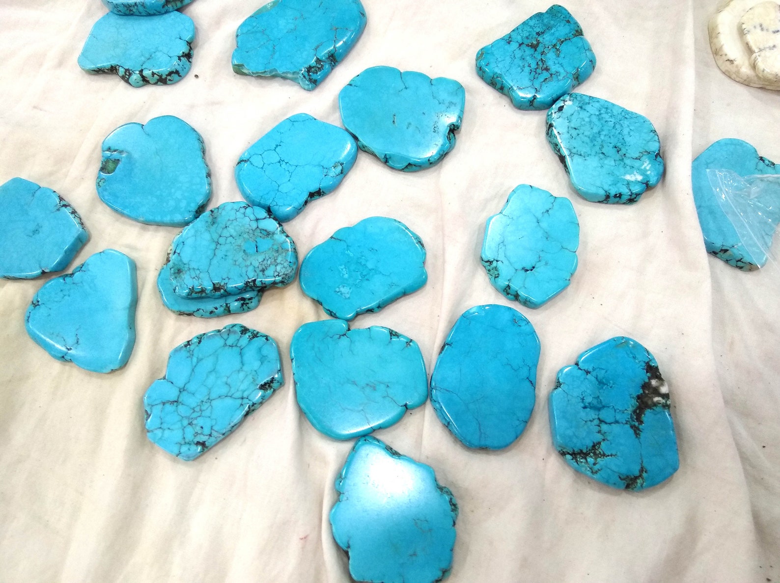 5pcs Rough Turquoise Sotne Undrilled Natural Freeform Slab - Etsy