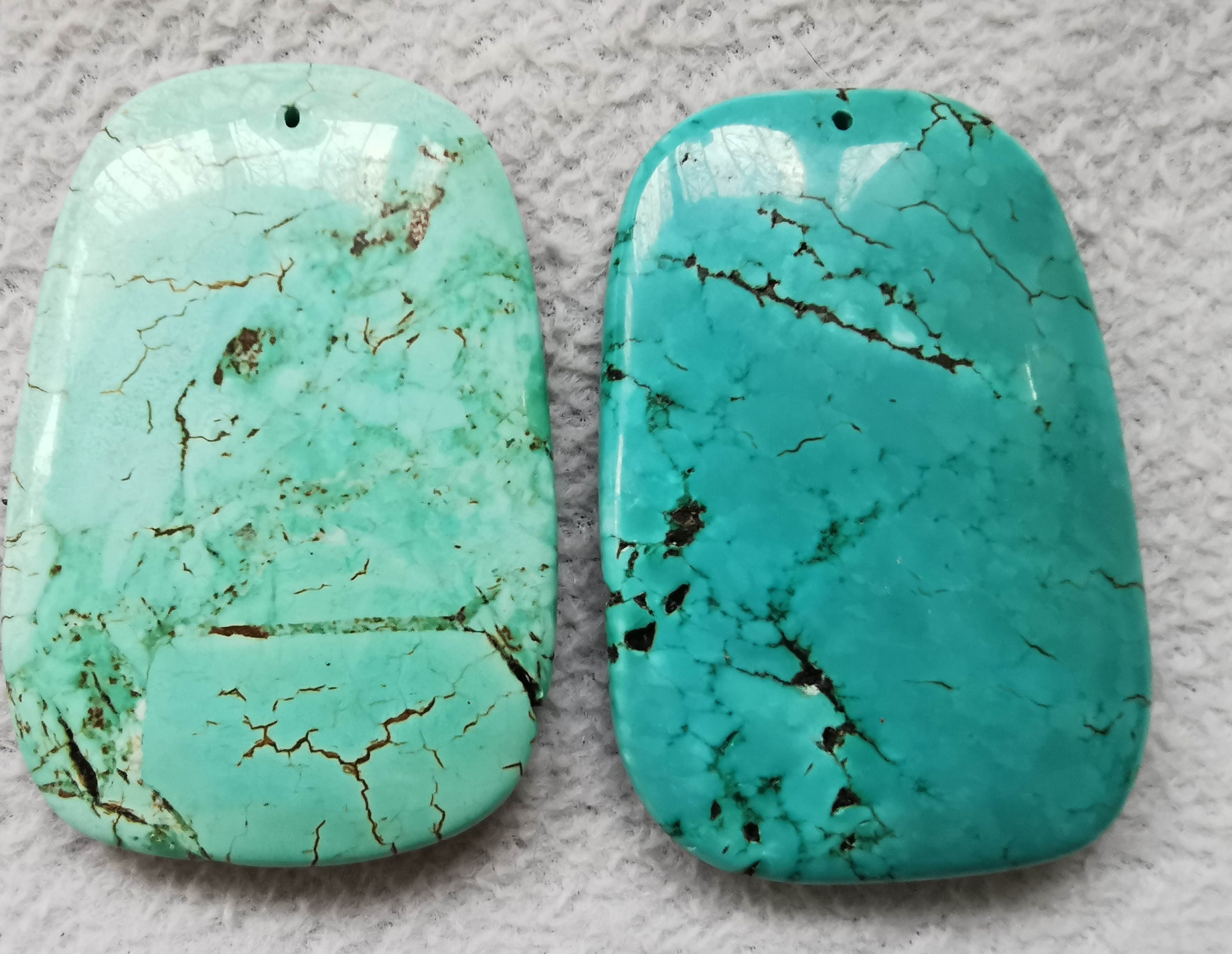 6pcs Large 20-70mm Tibetan Turquoise Blue Green Brown Matrix | Etsy