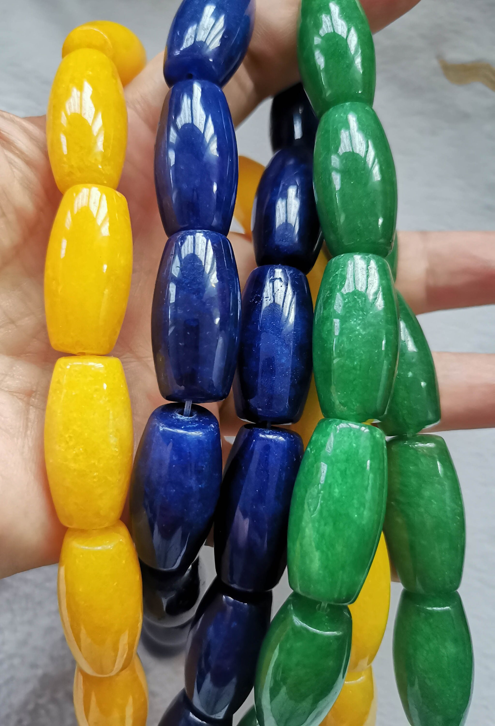 Yellow-green lapis Blue Sugilite Purple Red Jade Jewelry - Etsy