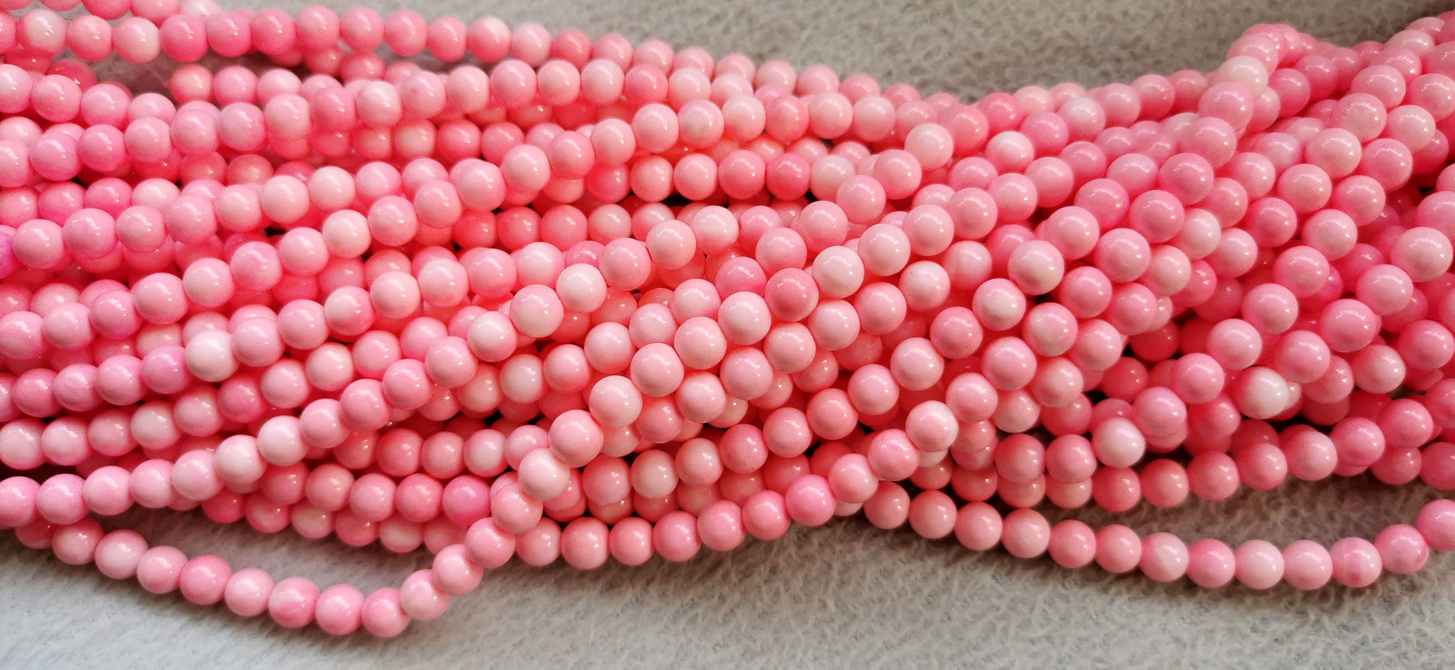 66pcs 6mm Natural Blush Pink Queen Conch Shell Beads for - Etsy