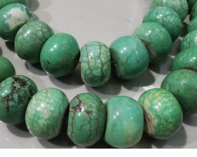 Genuine L Wild Horse White Turquoise Stone Heishi Wheel Beads - Etsy