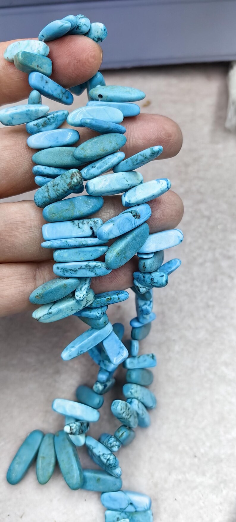 Natural Stone Chip Beads, Rock Quartz, Turquoise, Dalmatian Jasper ...