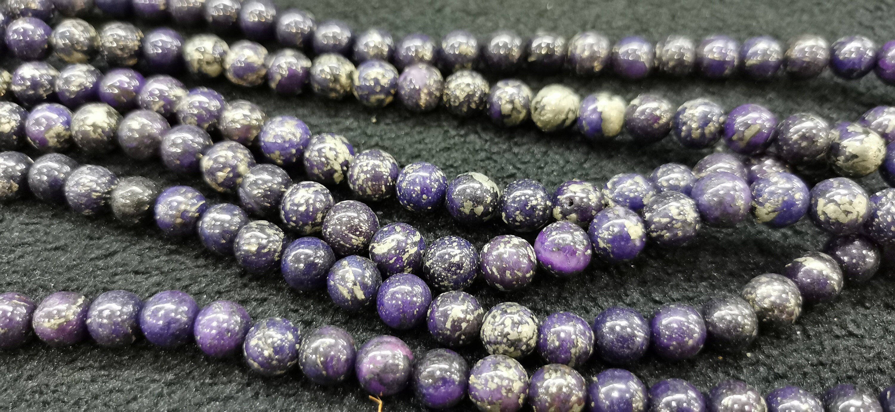 High Quality -- Natural Pyrite Crystal Beads 6mm 8mm 10mm 12mm Loose ...