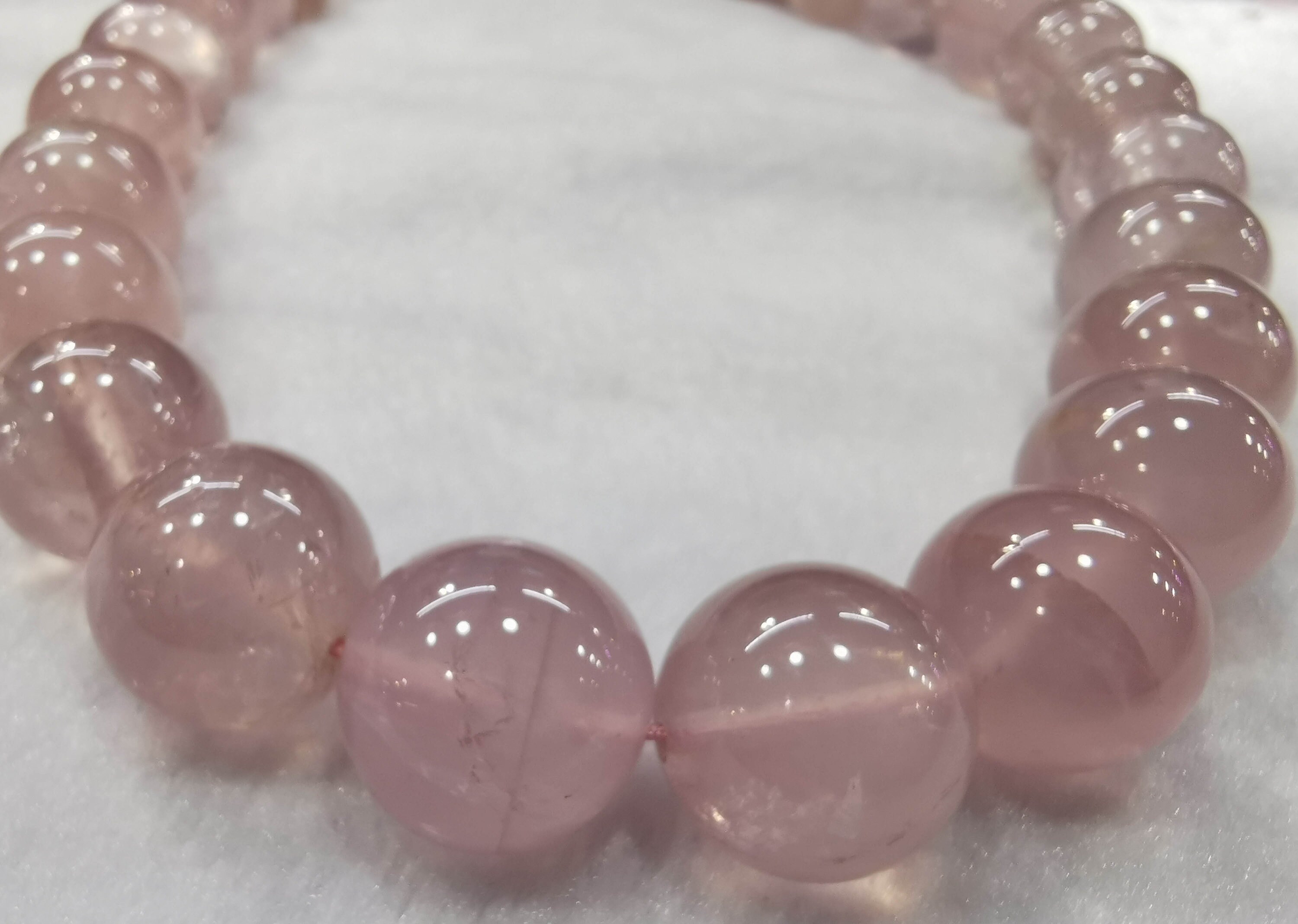 18mm to 4mm Natural Pink Rose Quartz Round Beads Smooth | Etsy