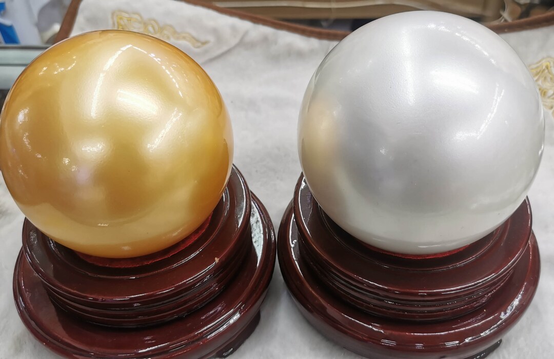 Large Natural Sea Pearl Jewelry Sphere Beads White-gold-yellow Red ...