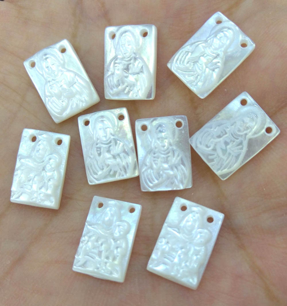 Hot sale 12pcs Genuine Pearl shell jewelry Jess Virgin | Etsy