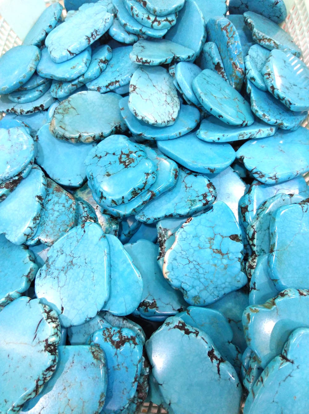 5pcs Rough Turquoise Sotne Undrilled Natural Freeform Slab - Etsy