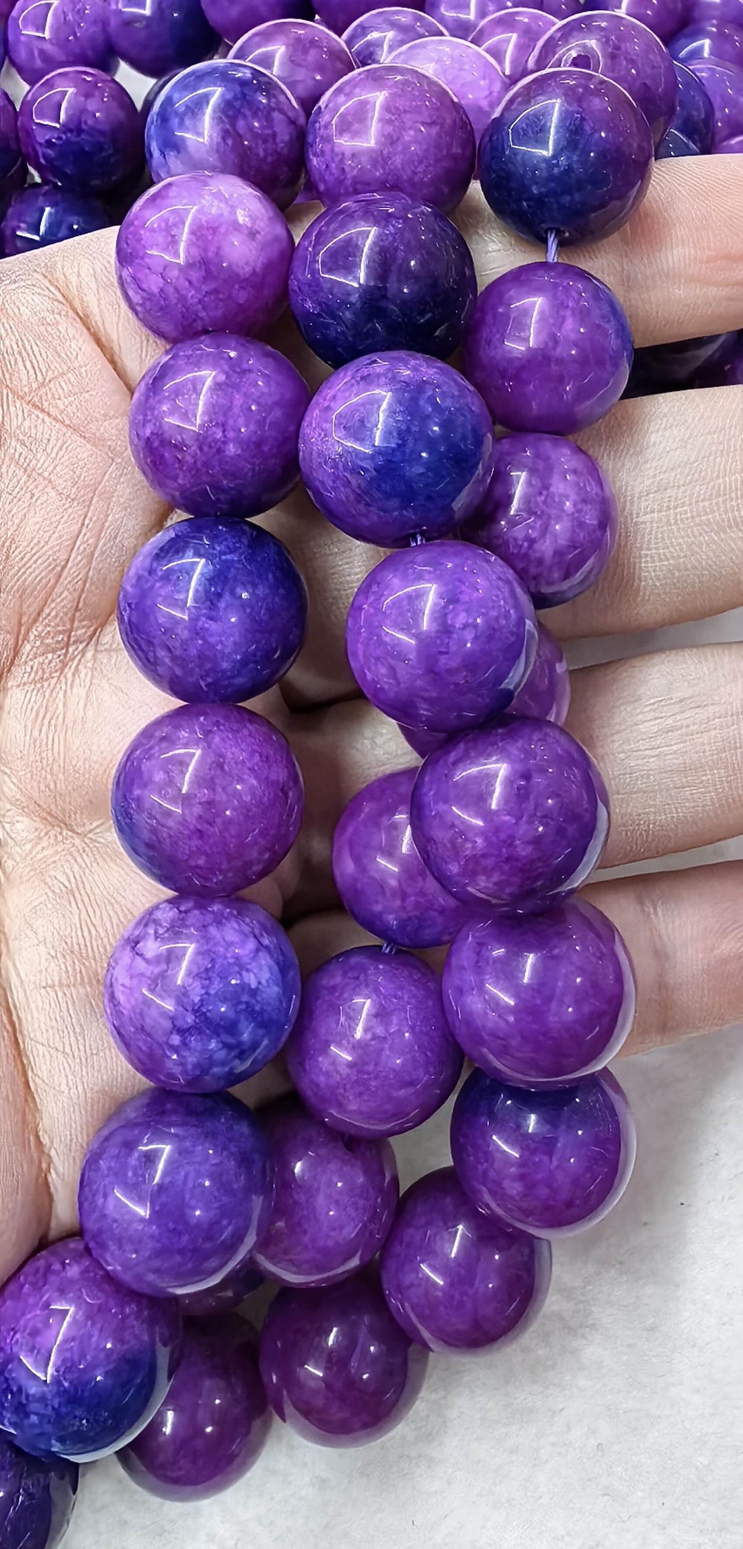 Large Sugilite Fuchsia Purple Red Jade Jewelry Stone Round 6mm 8mm 10mm ...