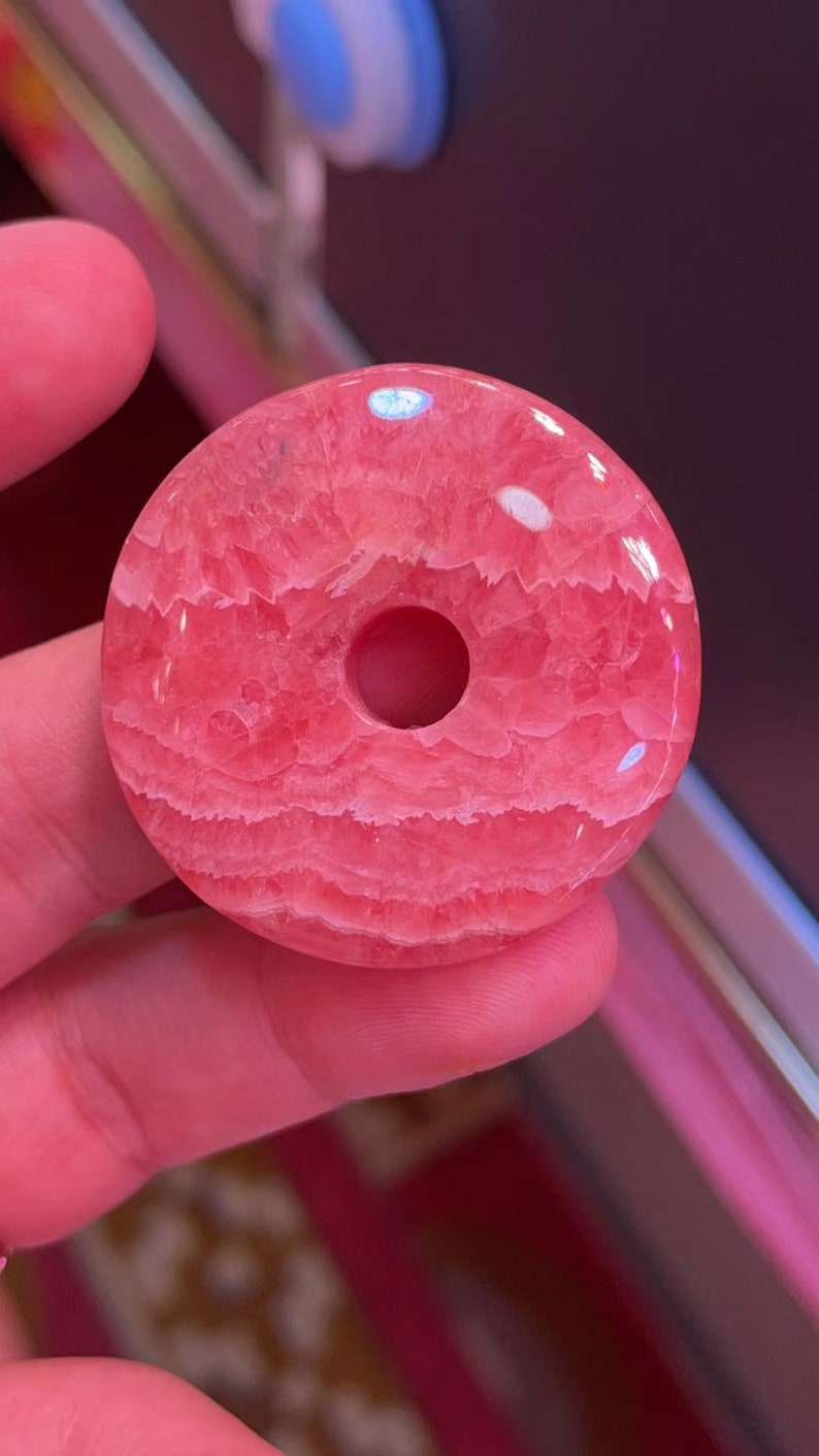 35mm to 15mm Genuine Argentina Rhodochrosite Gemstone Red Pink - Etsy