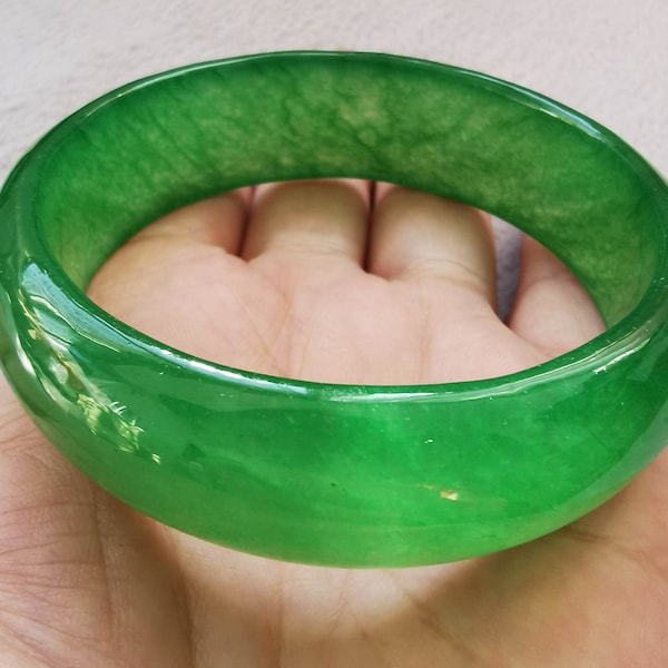 Jade Bangle Bracelet - Etsy