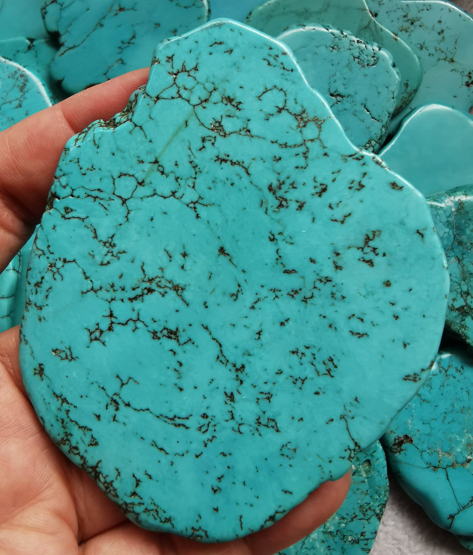 5pcs Rough Turquoise Sotne Undrilled Natural Freeform Slab - Etsy