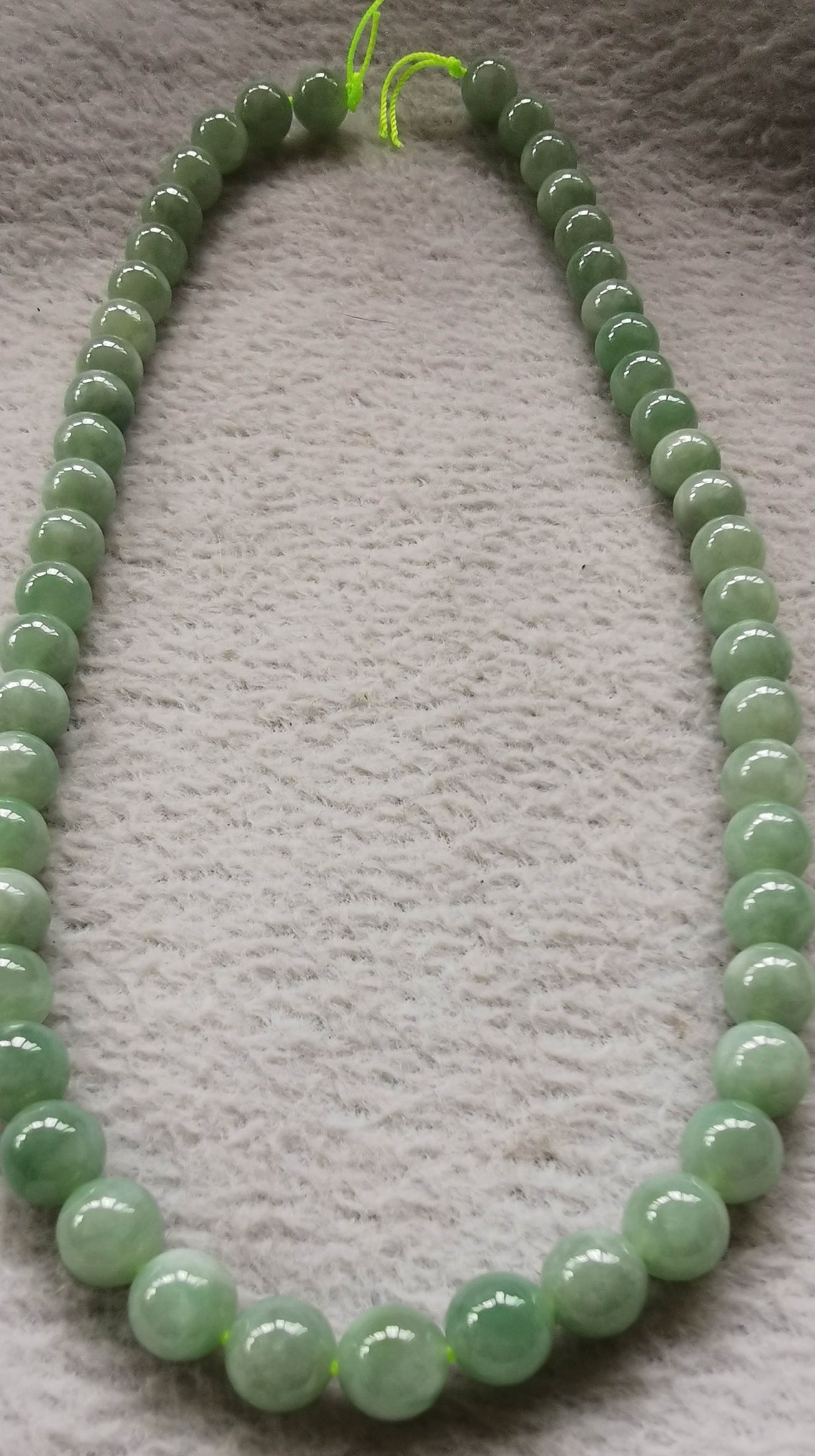 16inch Natural Burma Jadeite Round 6mm 8mm 10mm 12mm 14mm Green ...