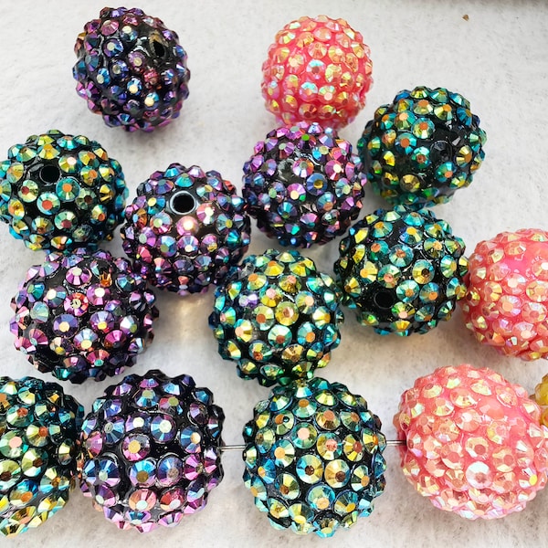 Pave Diamond Beads - Etsy