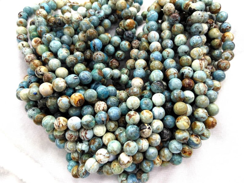 Natural Royal Blue Phoenix Gemstone 6mm 8mm 10mm 12mm 16inch for ...